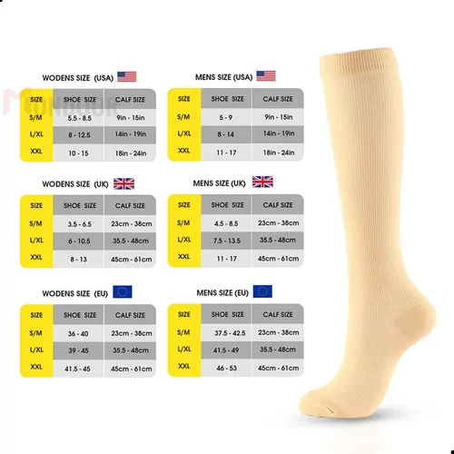 ® Medias De Compresión Media 20-30 Mmhg Varices Hombre -z | Meses sin ...
