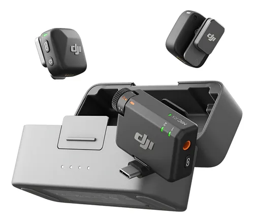Micrófono inalámbrico DJI Mic Mini dos transmisores un receptor estuche ...