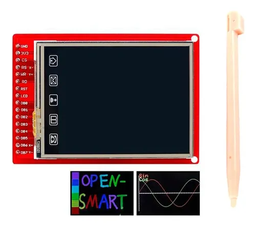 Pantalla Color Tft Touch A Color 2.4 Tft Spi Lcd Arduino | MercadoLibre Pantalla Color Tft Touch A Color 2.4 Tft Spi Lcd Arduino | MercadoLibre