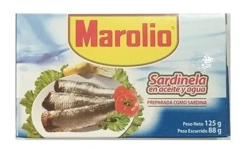 Sardinas Marolio Aceite 125 Grs | MercadoLibre
