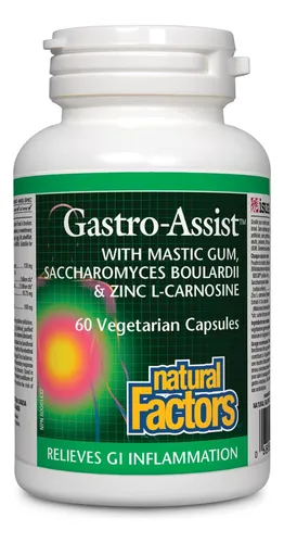 Suplemento Natural Factors Gastro-assist 60 Cápsulas | Frete grátis