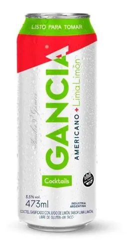 Aperitivo Gancia Americano Lima Limon 473ml Listo Para Tomar Aperitivo Gancia Americano Lima Limon 473ml Listo Para Tomar
