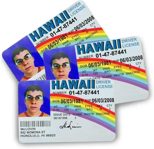 Licencia De Conducir Mclovin Id | Cuotas sin interés