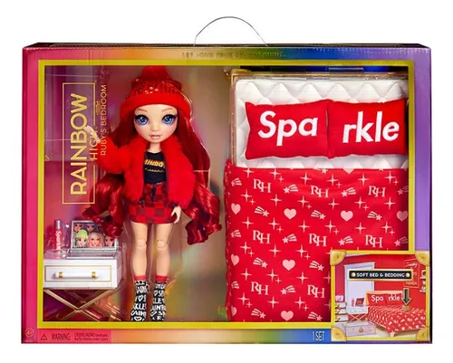 Muñeca De Moda Rainbow High Ruby Habitación | Cuotas sin interés Muñeca De Moda Rainbow High Ruby Habitación | Cuotas sin interés