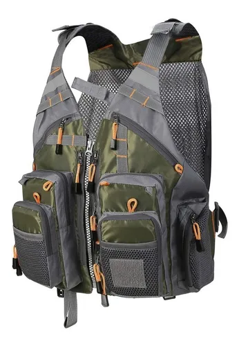 Chaleco De Pesca Con Mochila Salvavidas Pescador Mosca | Cuotas sin interés