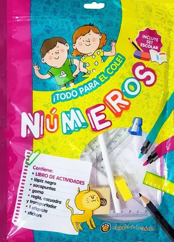 Set De Actividades Números - Incluye Útiles Escolares | Mismo precio en ...