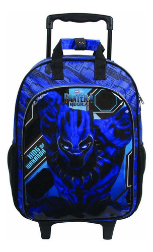 Mochila De Rodas Pantera Negra King Of Wakanda | Frete grátis Mochila De Rodas Pantera Negra King Of Wakanda | Frete grátis