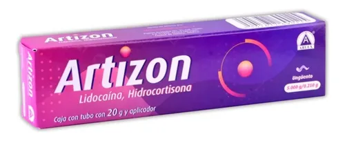 Lidocaina Hidrocortisona Crema Y Aplicador Artizon Tubo 20 G | MercadoLibre
