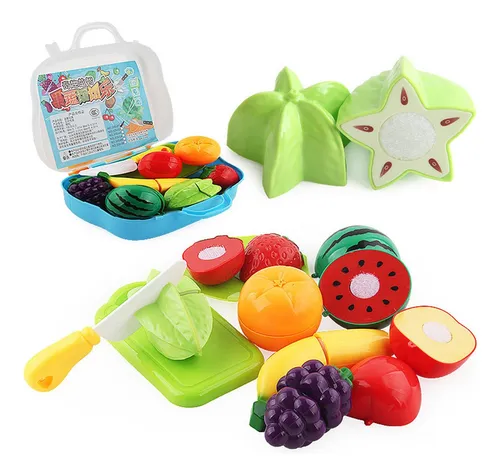 Juego De Juguetes De Plástico Para Cortar Frutas Y Verduras Cuotas Sin Interés
