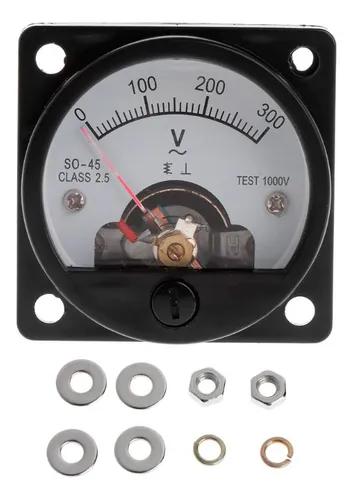 Medidor De Voltímetro De Panel Dial So-45 Ac 0-300v Para Env | Cuotas ... Medidor De Voltímetro De Panel Dial So-45 Ac 0-300v Para Env | Cuotas ...