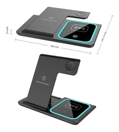Wireless Charger 3 In 1 Fast Charging Station Fast Charging Station