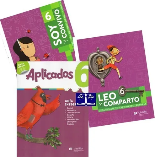Aplicados 6°, Guía + Leo Y Comparto + Soy Y Convivo, 2022-23 Aplicados 6°, Guía + Leo Y Comparto + Soy Y Convivo, 2022-23