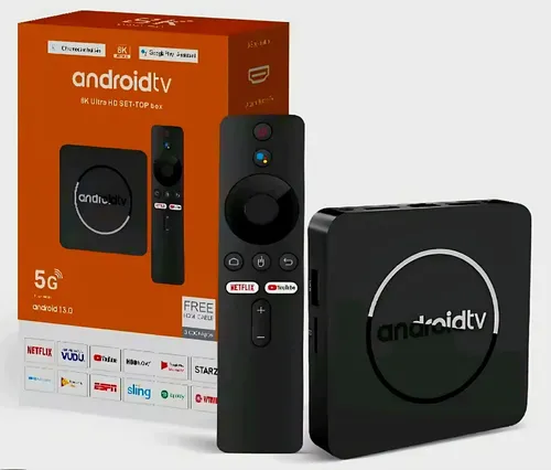 Tv Box Q10 4k Streaming Android 14 8gb Ram 128gb Rom Control Negro De ...