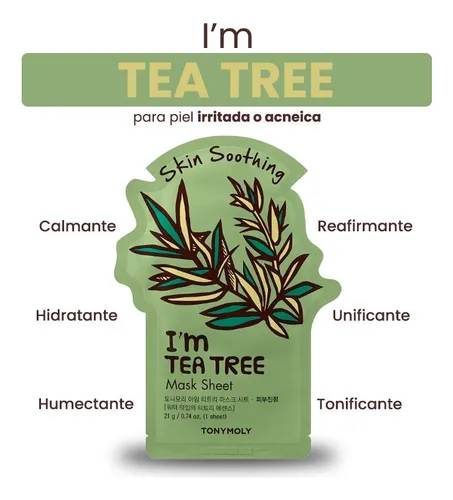 Mascarilla Facial Té Verde Hidrata Y Purifica Tonymoly Meses Sin Interés