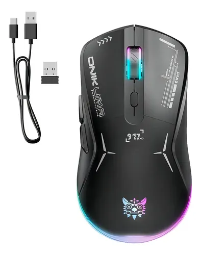 Mouse Gamer Inalámbrico Onikuma Cw917 Black Negro | Cuotas sin interés