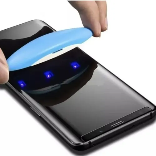 Mica Cristal Templado Uv Curva Note 8 10 S10 S10 S20 Meses Sin Interés