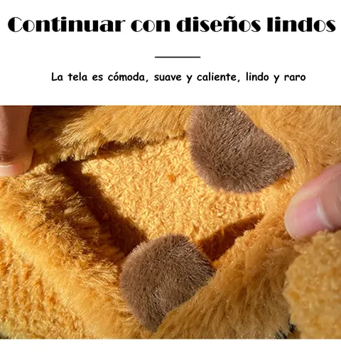 Chinelos Femininos Chinelos De Dormir De Pelúcia Capivara ...