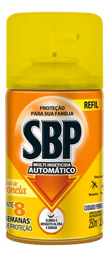 Refil Sbp Spray Automatico Citronela Repelente 250ml | MercadoLivre