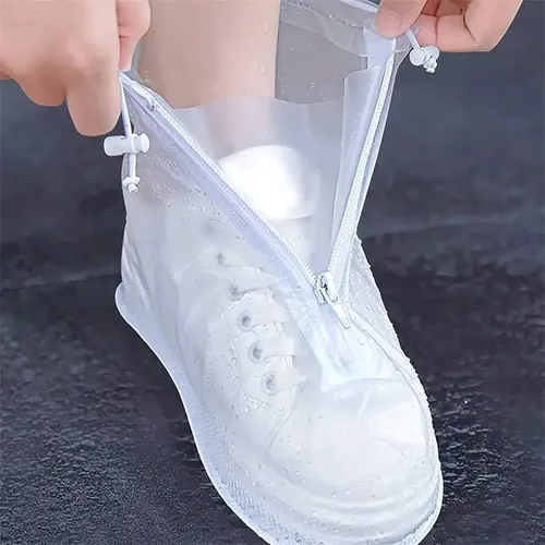 M Cubre Zapatos Impermeable Pvc Con Cierre For Lluvia K | Meses sin interés