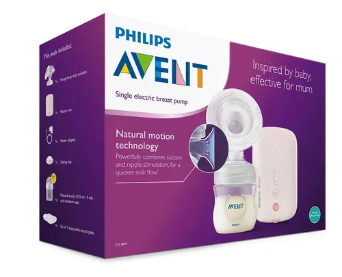 Philips Avent Extractor De Leche Eléctrico + Biberon 4oz 0m+ | MercadoLibre