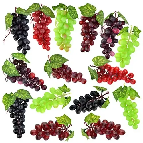15 Piezas De Uvas Artificiales Grandes, Uvas Artificial... | Cuotas sin ...