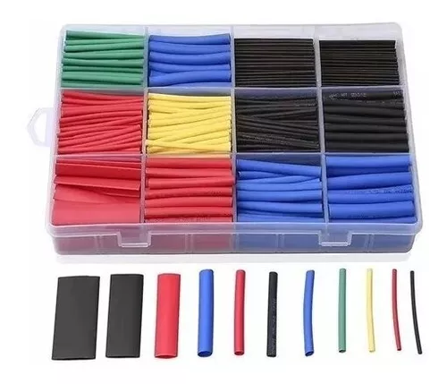 Termofit 560 Piezas Tubo Termocontractil Kit 12 Tamaños Caja | MercadoLibre