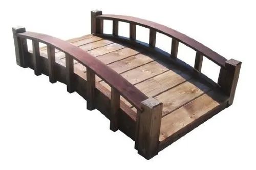Samsgazebos Mb B4 T Puente De Jardín Color Marrón Cuotas Sin Interés