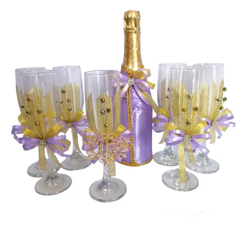 Copas Para 15 Años Color Lila