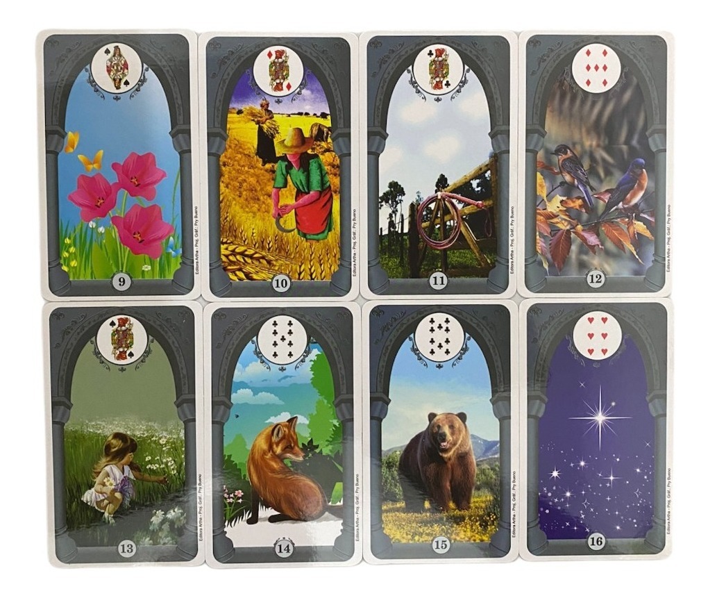 Baralho Santa Sara Lenormand Tarot Cigano 36 Cartas Artha Parcelamento Sem Juros