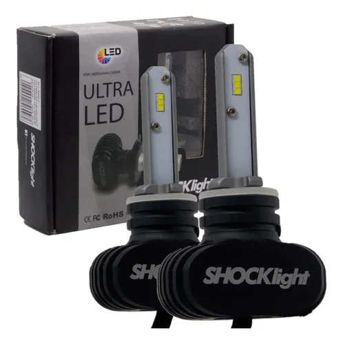 Kit Lampada Led Automotiva Ultra Led Shock Light Encaixe H27 | Frete grátis Kit Lampada Led Automotiva Ultra Led Shock Light Encaixe H27 | Frete grátis