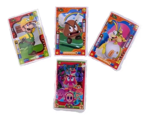 Paquete Juego Cartas Mario Bros C/50 Sobres | MercadoLibre