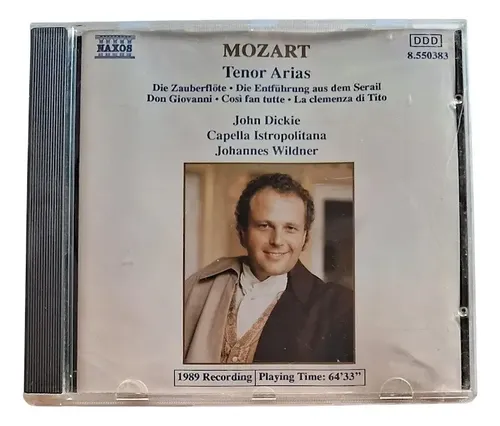 Mozart- Tenor Arias- John Dickie- Capella Istropolitana Estándar ...