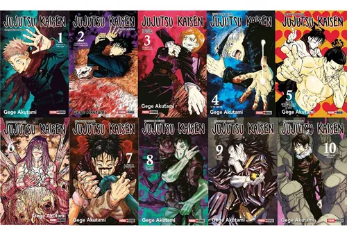 Jujutsu Kaisen Pack Vol Tomo 1 A 10 Manga Panini Envío Gratis