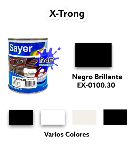 Esmalte Alquidalico Industrial X-trong Sayer 1l Esmalte Alquidalico Industrial X-trong Sayer 1l