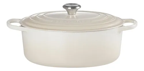 Panela Oval Le Creuset 31cm Signature Cor Meringue | MercadoLivre Panela Oval Le Creuset 31cm Signature Cor Meringue | MercadoLivre