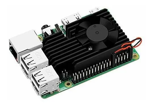 Geeekpi Raspberry Pi 4 Fan Heasink, Raspberry Pi Aluminio He | Meses ... Geeekpi Raspberry Pi 4 Fan Heasink, Raspberry Pi Aluminio He | Meses ...
