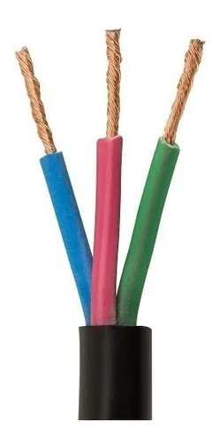 Cabo Pp Flexível De Comando Preto 3x1,0 Mm 60 Metros | Frete grátis Cabo Pp Flexível De Comando Preto 3x1,0 Mm 60 Metros | Frete grátis