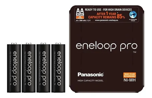 4 Pilas Aa Recargables Eneloop Pro 2500mah Cuotas Sin Interés