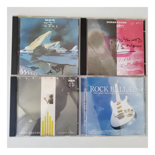 Lote Cds Yes + Duran Duran + Eurythmics + Rock Ballads (rock | Frete grátis Lote Cds Yes + Duran Duran + Eurythmics + Rock Ballads (rock | Frete grátis