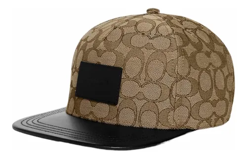 Gorra Coach Café Monogram Khaki Original Flat Brim | Envío gratis