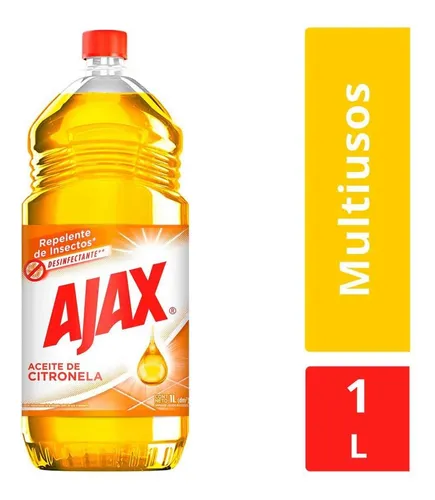 Limpiador Multiusos Líquido Ajax Aceite de Citronela 1L Limpiador Multiusos Líquido Ajax Aceite de Citronela 1L