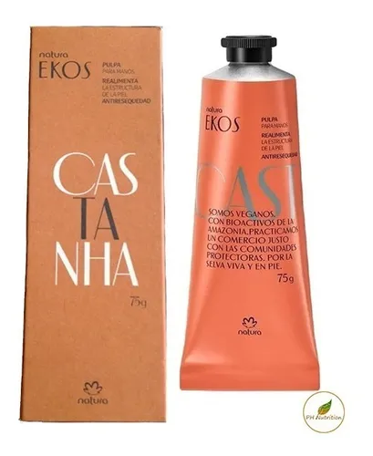 Crema Pulpa Hidratante Para Manos Ekos Castaña Natura 75g Crema Pulpa Hidratante Para Manos Ekos Castaña Natura 75g