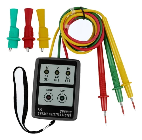 3 Phase Alternating Current Phase Meter Phase Tester | Parcelamento sem ... 3 Phase Alternating Current Phase Meter Phase Tester | Parcelamento sem ...