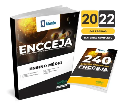 Apostila Encceja / Nível Médio 2022 | Parcelamento sem juros Apostila Encceja / Nível Médio 2022 | Parcelamento sem juros