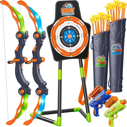 Paquete De 2 Arcos Y Flechas Para Niños De 5, 6, 7, 8, 9, 10 | Meses ... Paquete De 2 Arcos Y Flechas Para Niños De 5, 6, 7, 8, 9, 10 | Meses ...