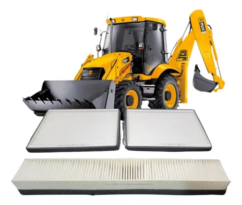 Kit Filtros De Cabine Retro Jcb 3c 332/f8191 332a9113 | Parcelamento ...