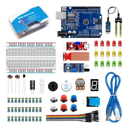 Kit Básico De Inicio Uno R3 Para Arduino Ide Con Tutorial Mercadolibre