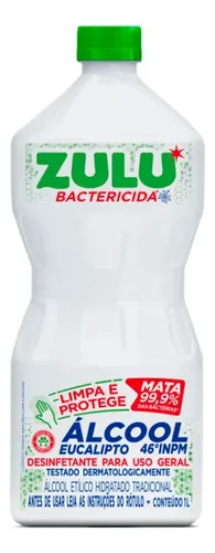Álcool Zulu Bactericida 46° Inpm Eucalipto 1 Litro | MercadoLivre Álcool Zulu Bactericida 46° Inpm Eucalipto 1 Litro | MercadoLivre