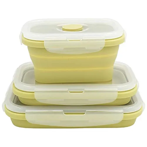 Collapsible Silicone Lunch Bento Box, Portable Food Sto... | Cuotas sin ... Collapsible Silicone Lunch Bento Box, Portable Food Sto... | Cuotas sin ...