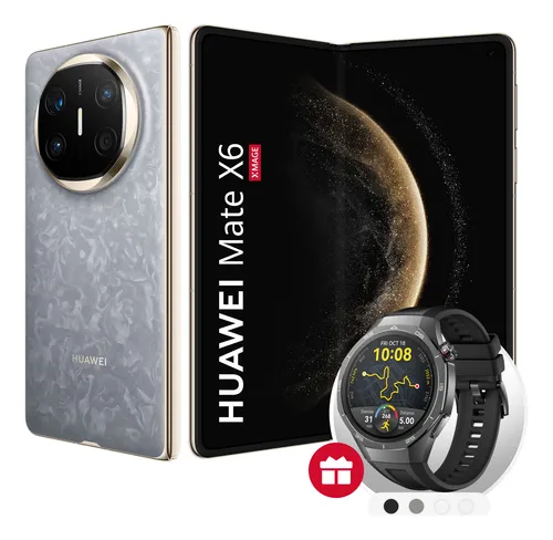 Celular Huawei Mate X6 12 GB + 512 GB Gris + GT 5 Pro negro | Meses sin interés